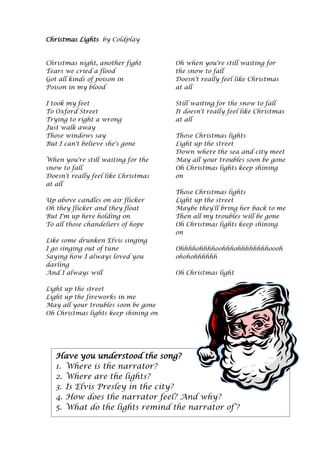 Christmas songs 2010 | PDF