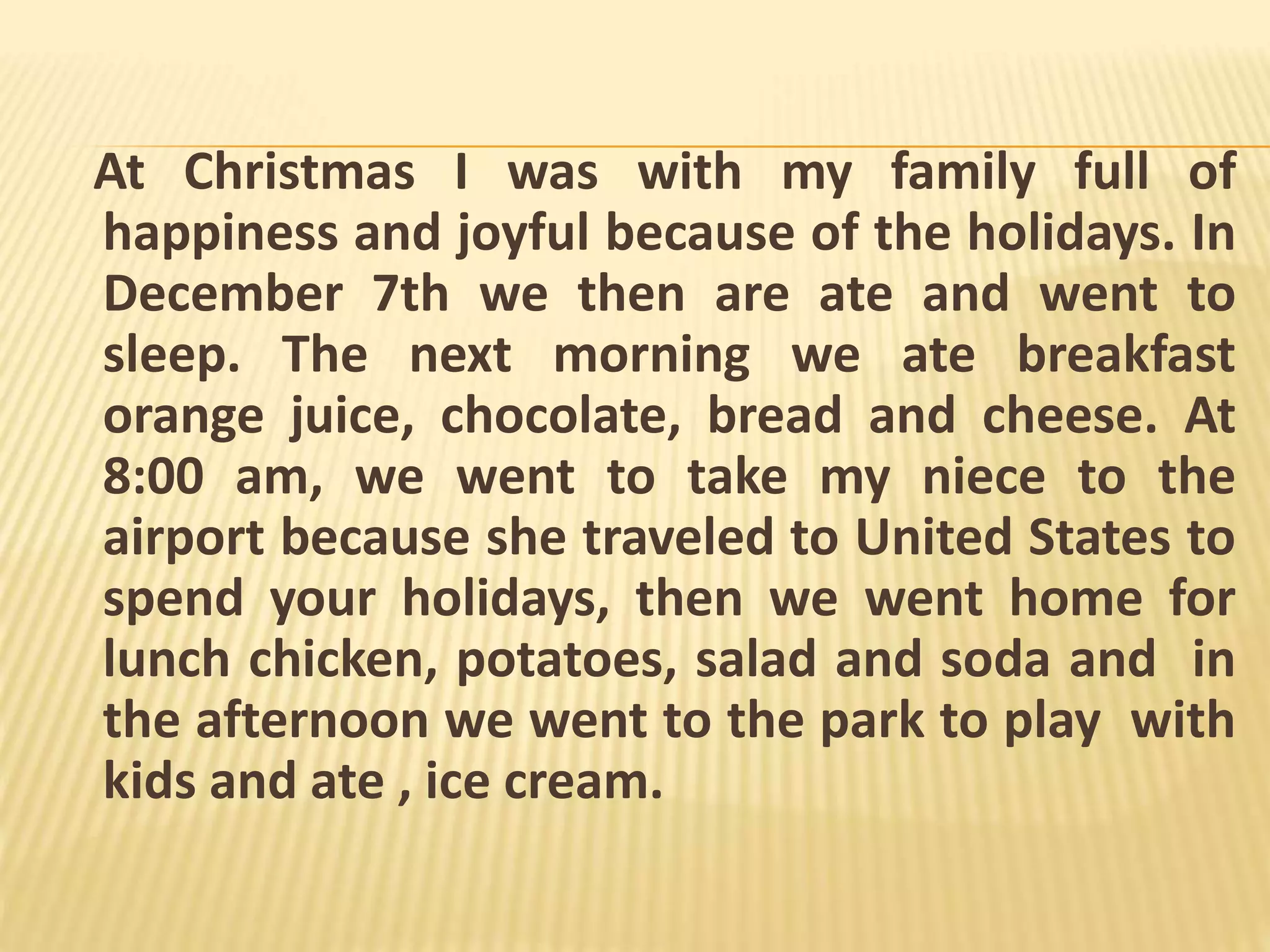 Christmas story | PPTX