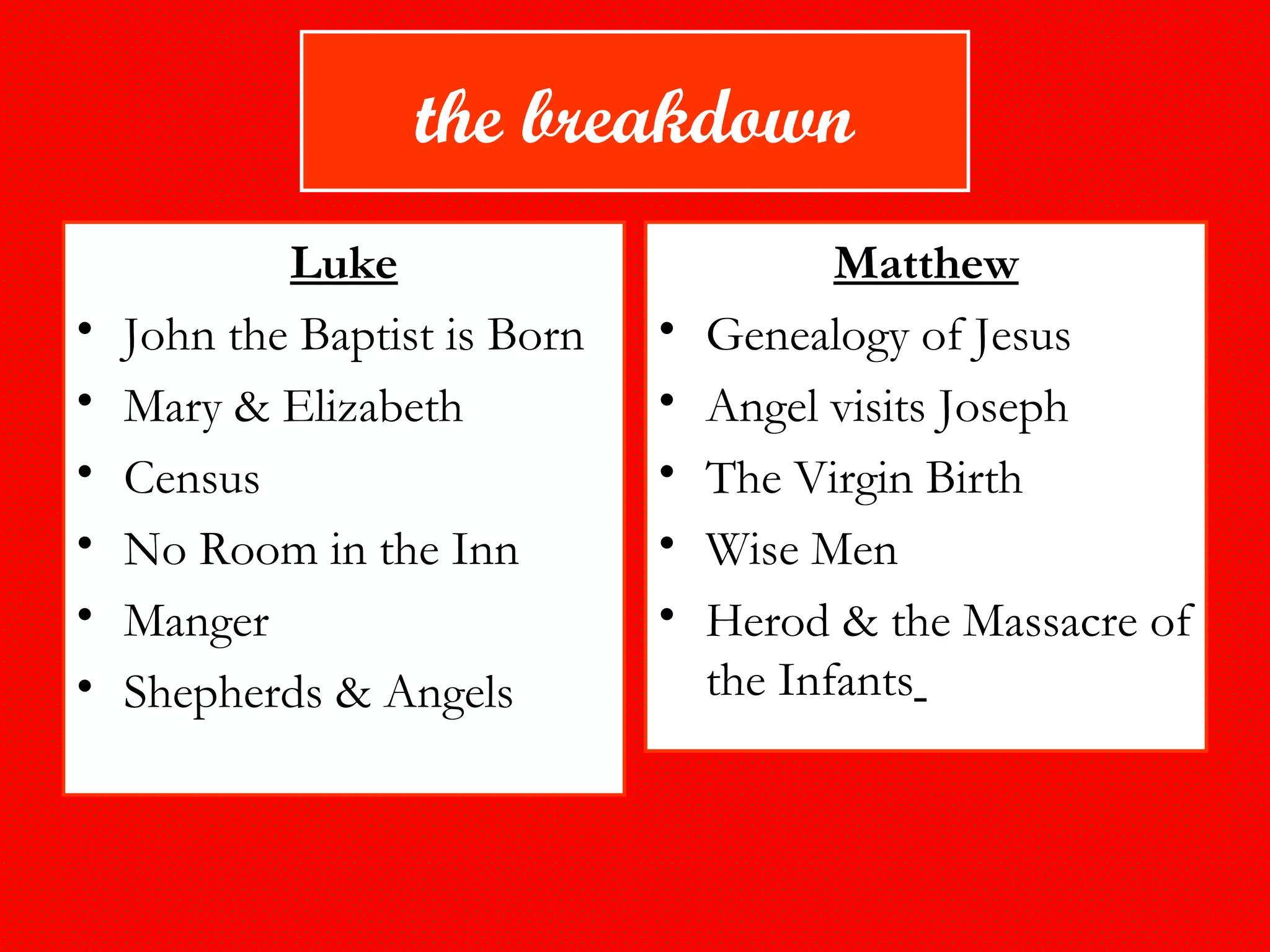 Two Christmas Stories | PPT