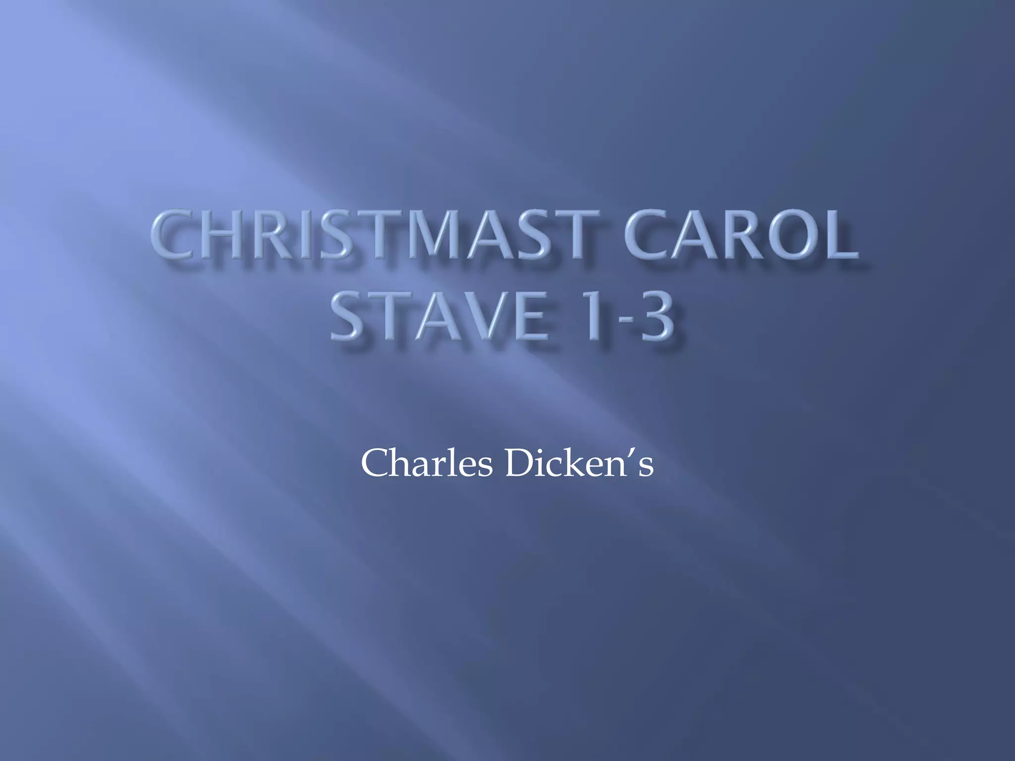 Christmast carol | PPT