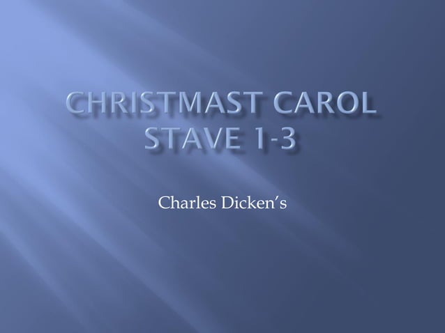 Christmast carol | PPT