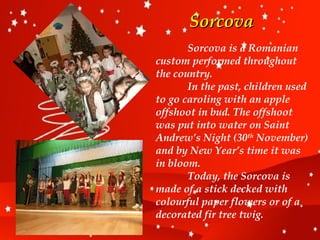 Romanian traditions for Christmas and New Year's Eve | PPT