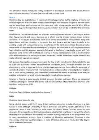 Christmas traditions | PDF