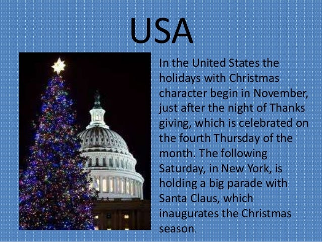 Usa Christmas Traditions