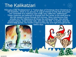 Christmas Traditions in Greece | PPT