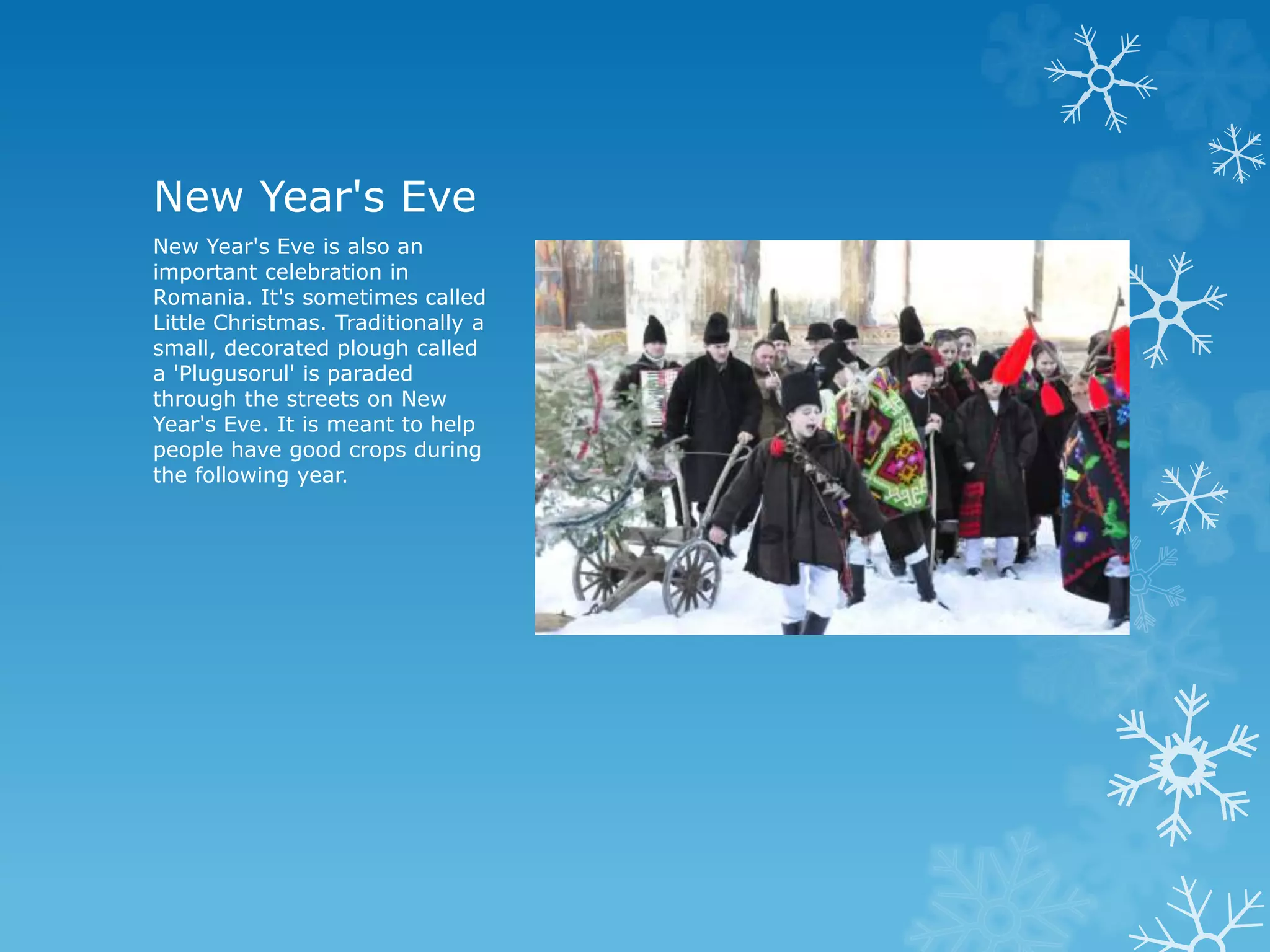 Christmas Traditions in Romania | PPTX