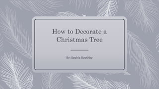 Christmas tree powerpoint | PPT