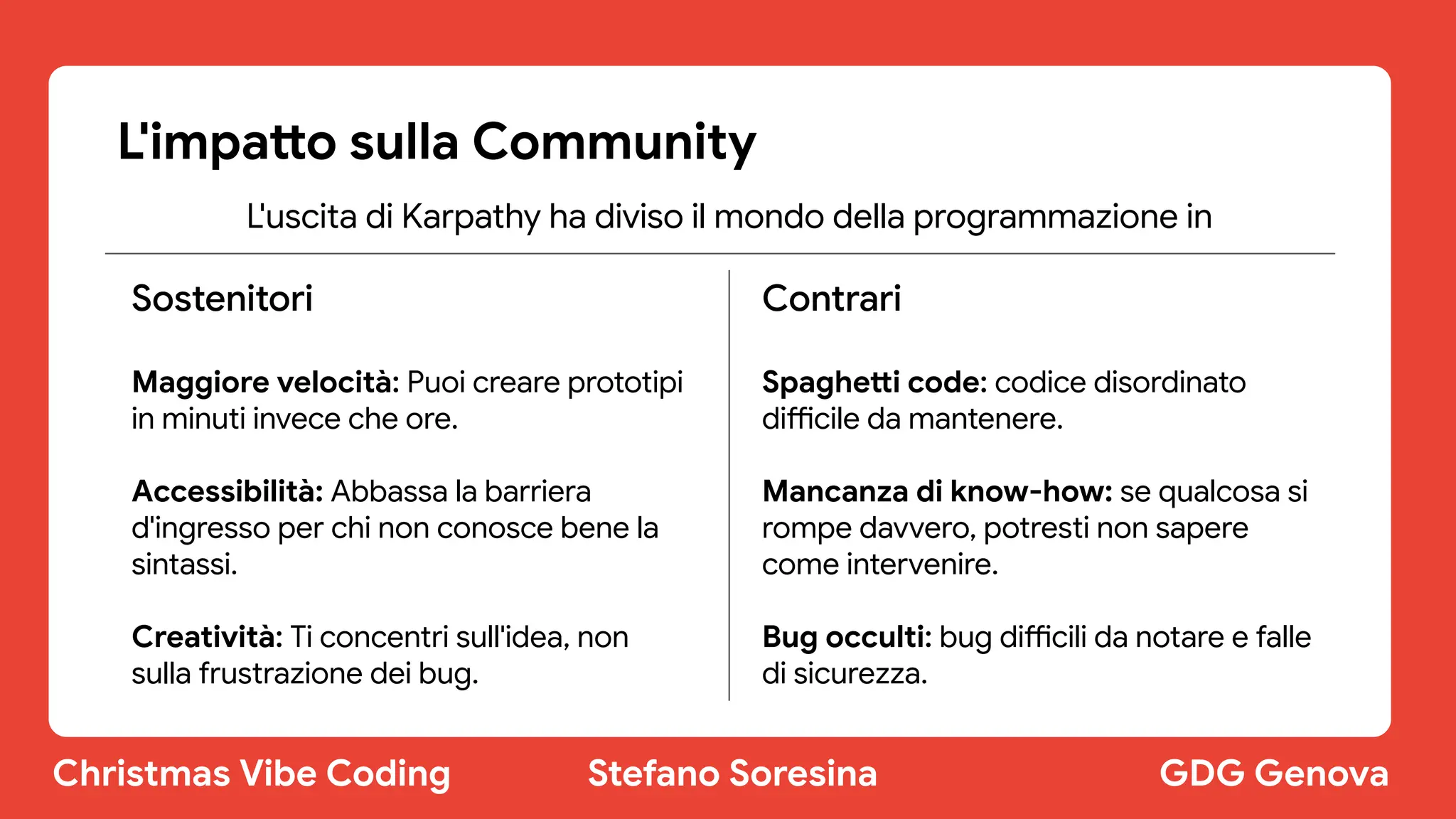 Christmas Vibe Coding - Stefano Soresina - GDG Genova.pdf