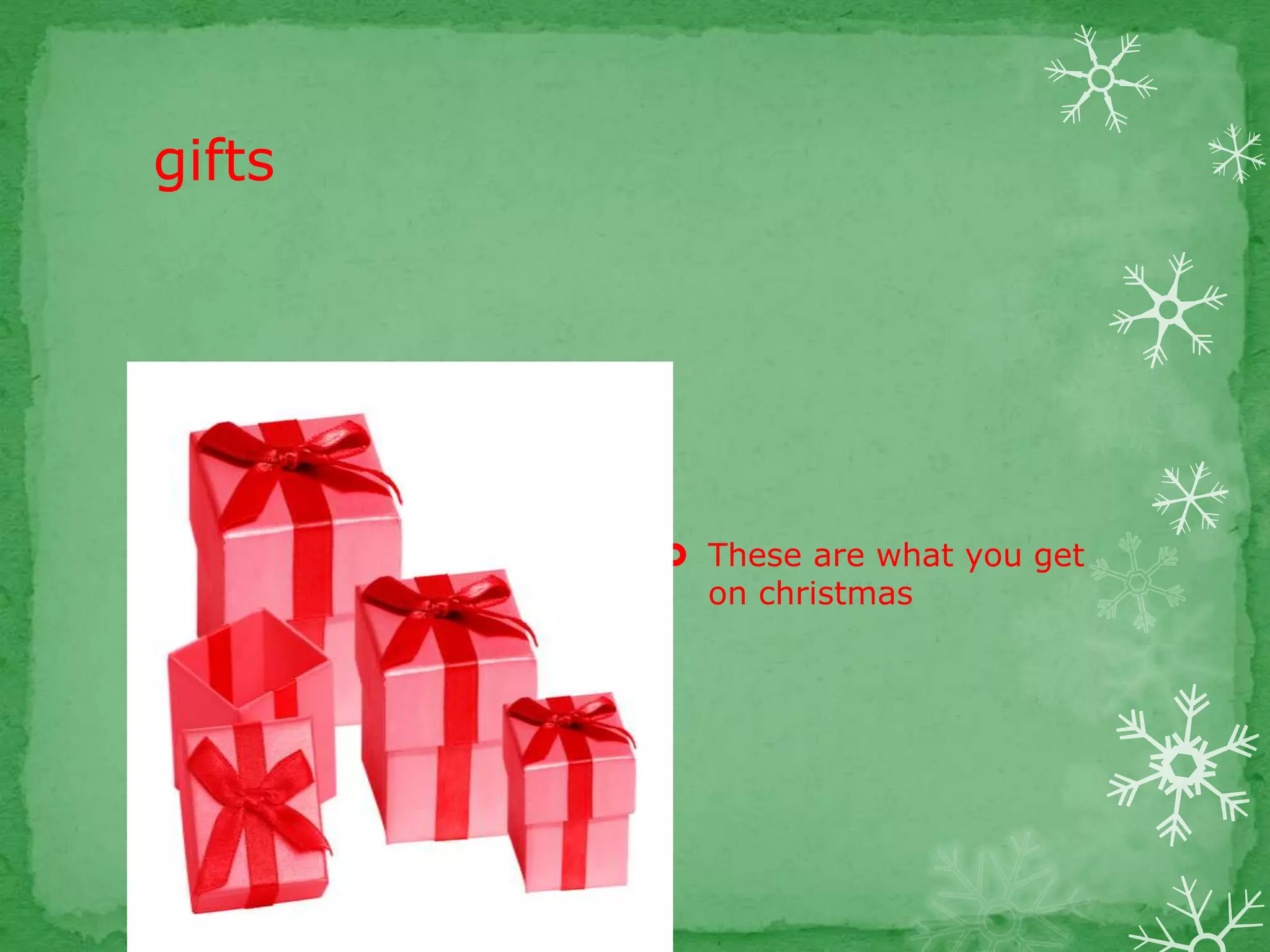 Christmas vocabulary | PPT