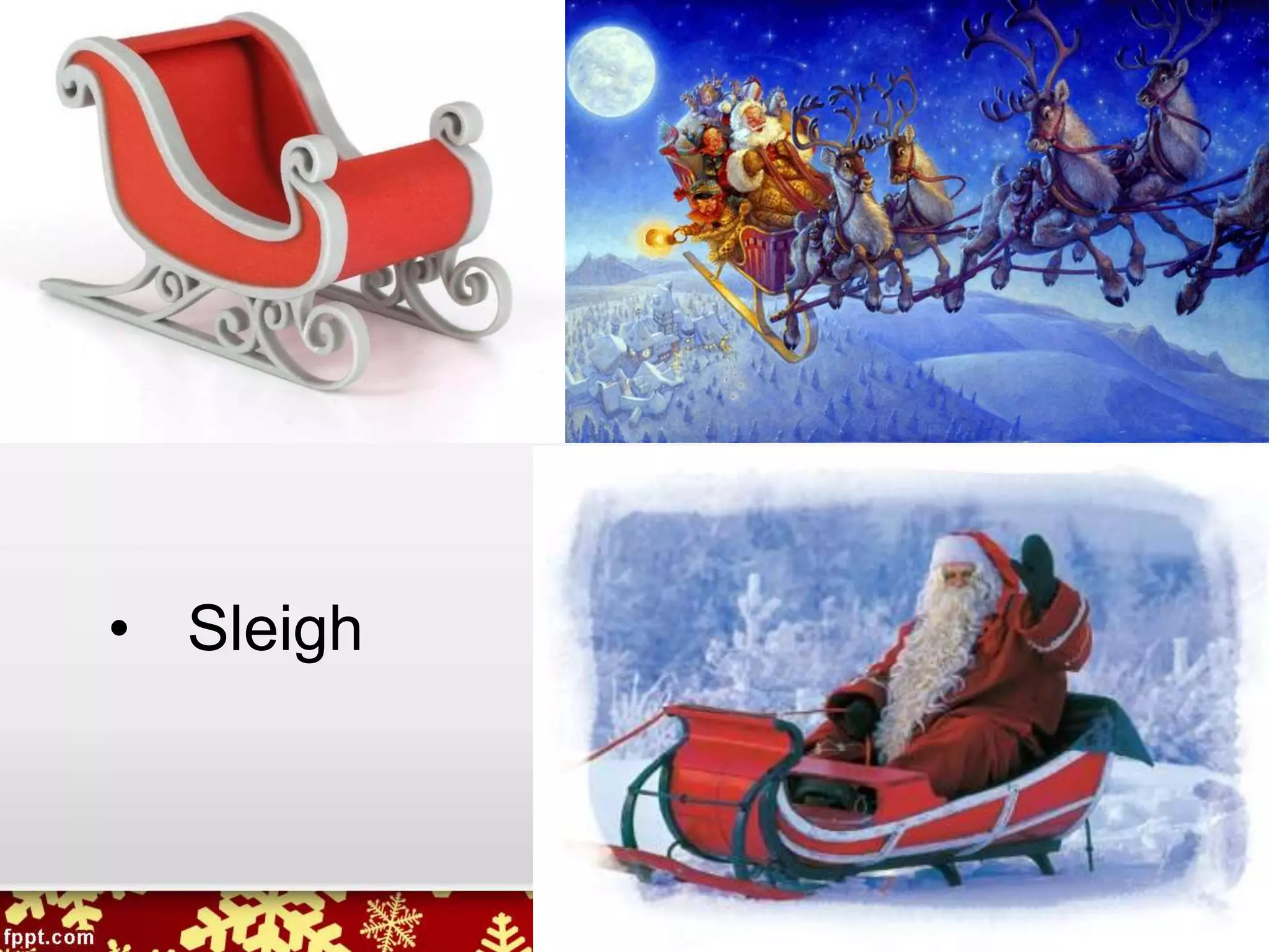 ESL Christmas Vocabulary | PPTX