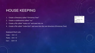 Christmas Trees Made with HTML CSS and JS | PPTX