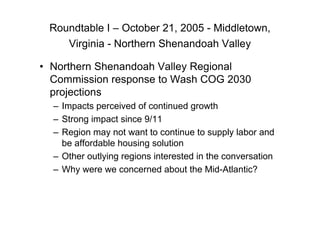 Mid-Atlantic Regional Planning Roundtable | PPT
