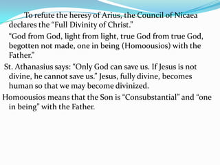 Christological Councils and Heresies | PPTX