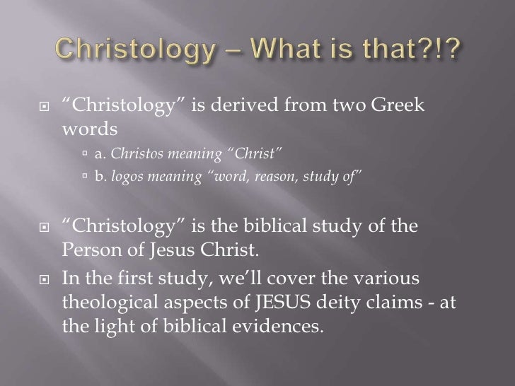 Christology