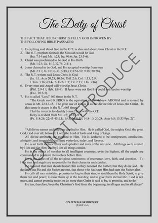 Christology study about christ | PDF