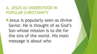 CHRISTOLOGY 2.pptx (CHRISTOLOGY Jesus as the Messiah and the Savior) | PPTX
