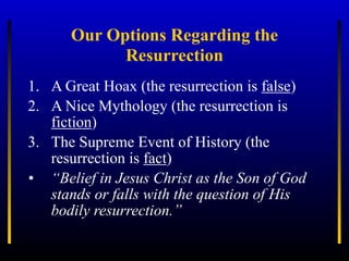 Christology 5 (Resurrection) | PDF