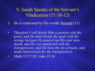 Christology 7 (Isaiah 52 & 53) | PDF