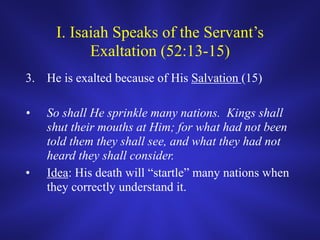 Christology 7 (Isaiah 52 & 53) | PDF