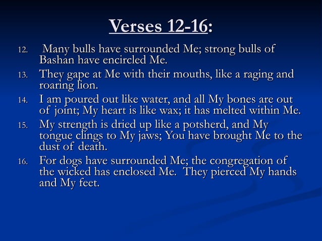 Christology in Psalm 22 | PPT