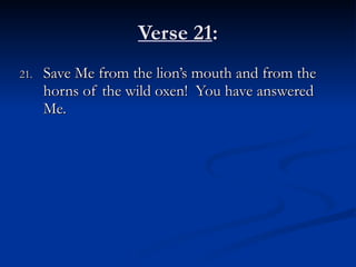 Christology in Psalm 22 | PDF