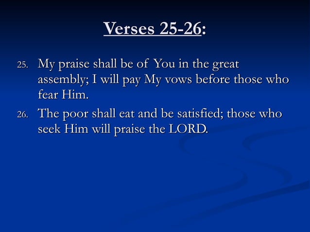 Christology in Psalm 22 | PPT