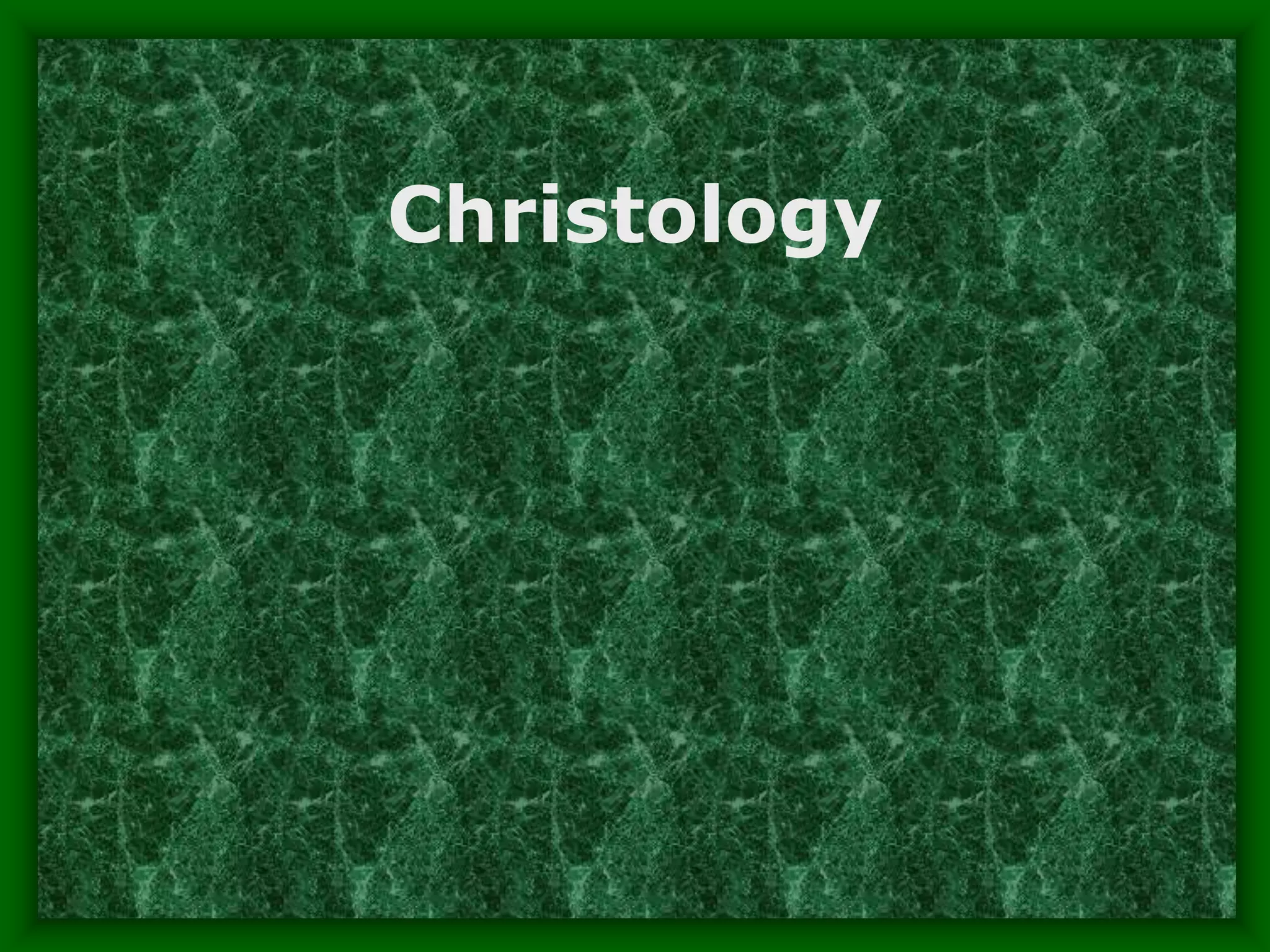 Christology: Who is Jesus Christ | PPT