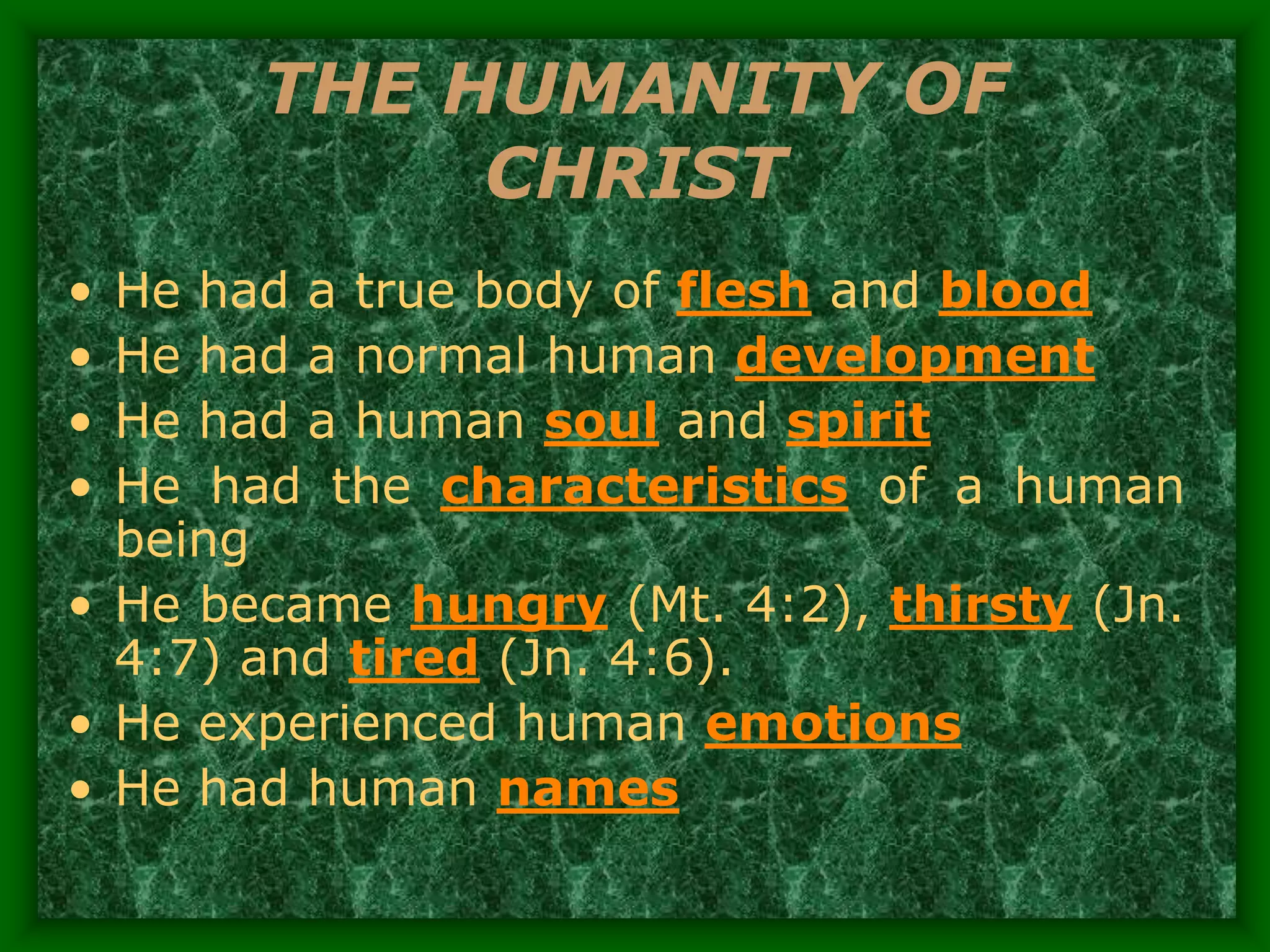Christology: Who is Jesus Christ | PPT