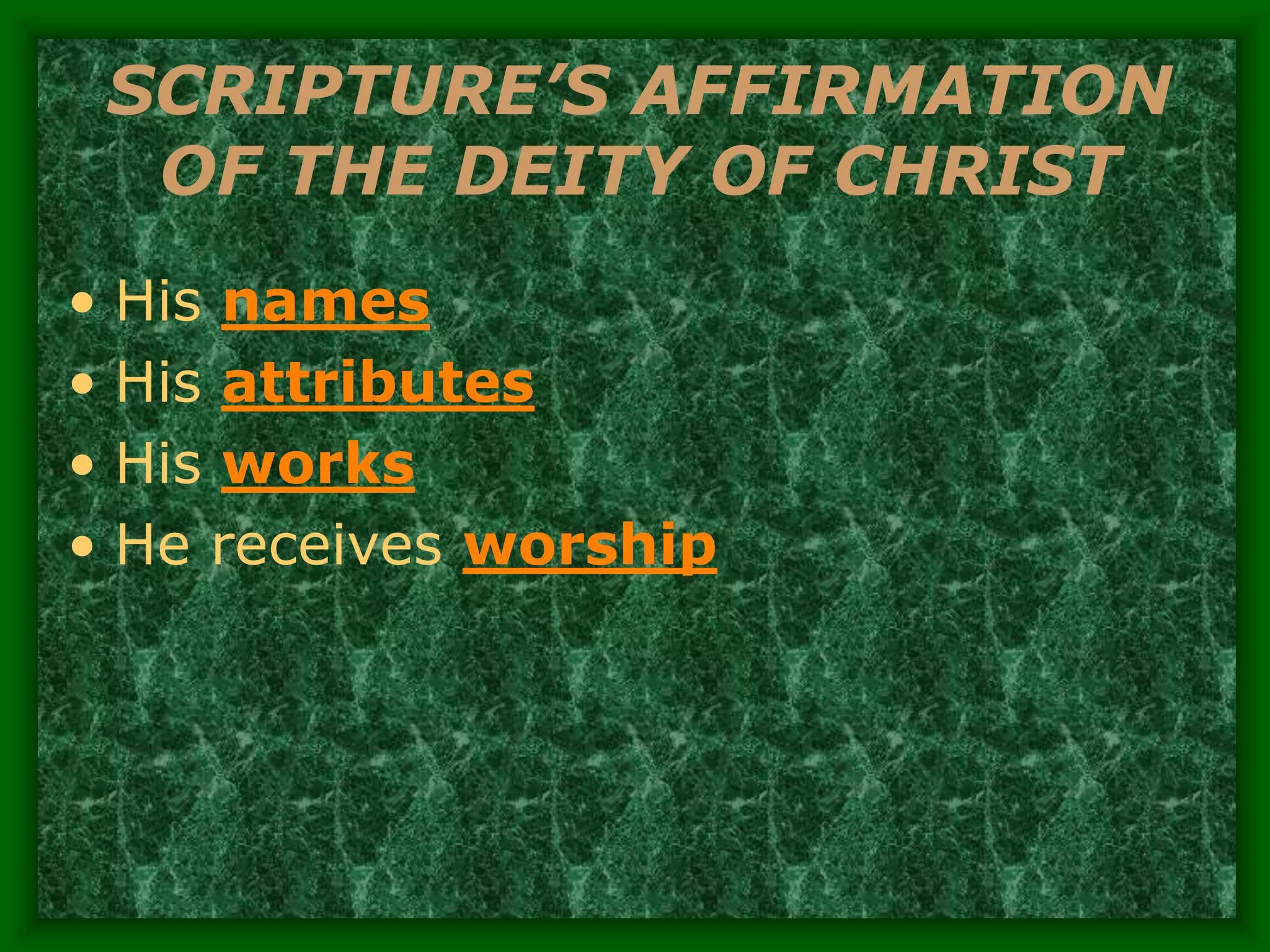 Christology: Who is Jesus Christ | PPT