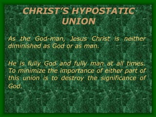 Christology: Who is Jesus Christ | PPT