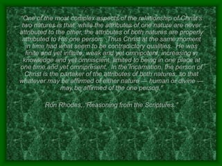 Christology: Who is Jesus Christ | PPT