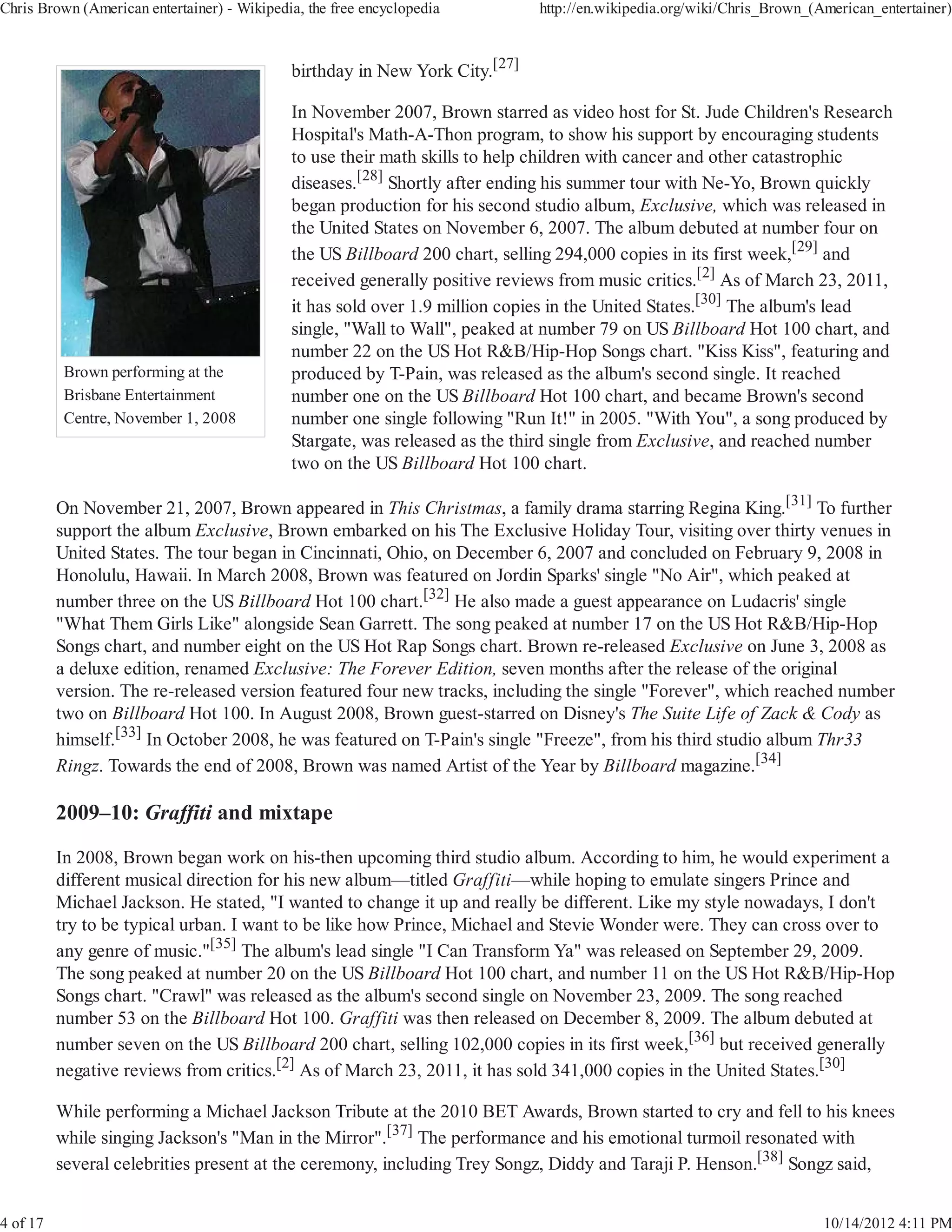 Christopher - CHRIS - Brown (wikipedia) | PDF