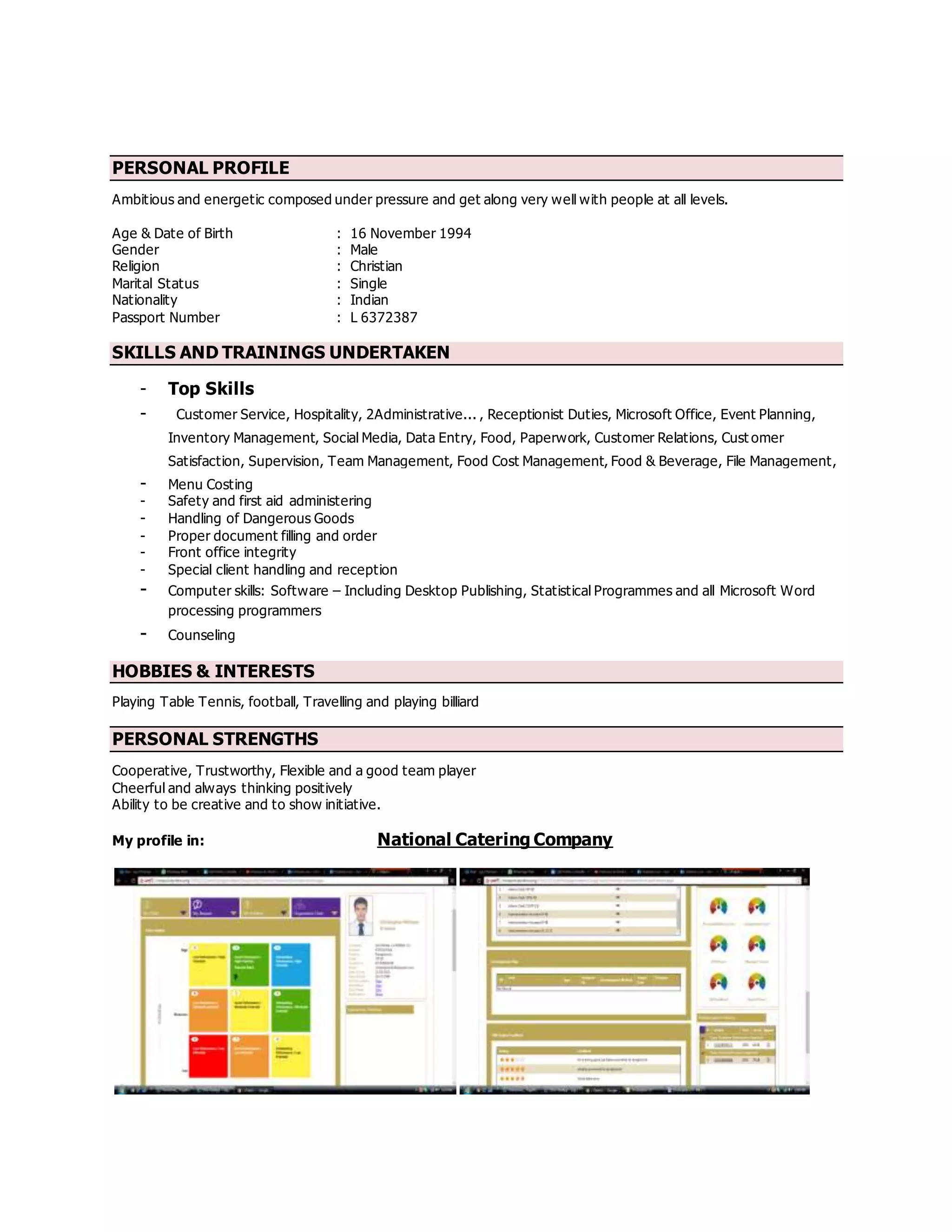 Christopher cv | PDF