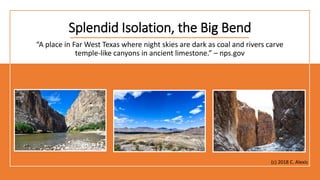 Big Bend National Park Virtual Field Trip | PPT