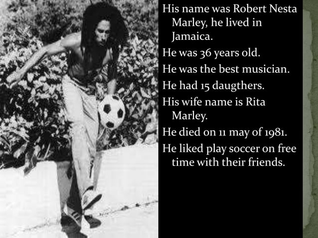 Bob Marley. PPT created by Christopher and Aaron | PPTX