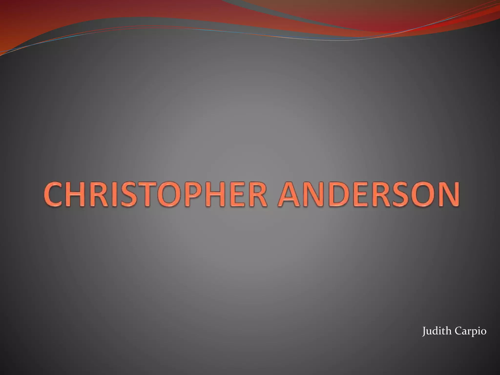 Christopher Anderson | PPTX