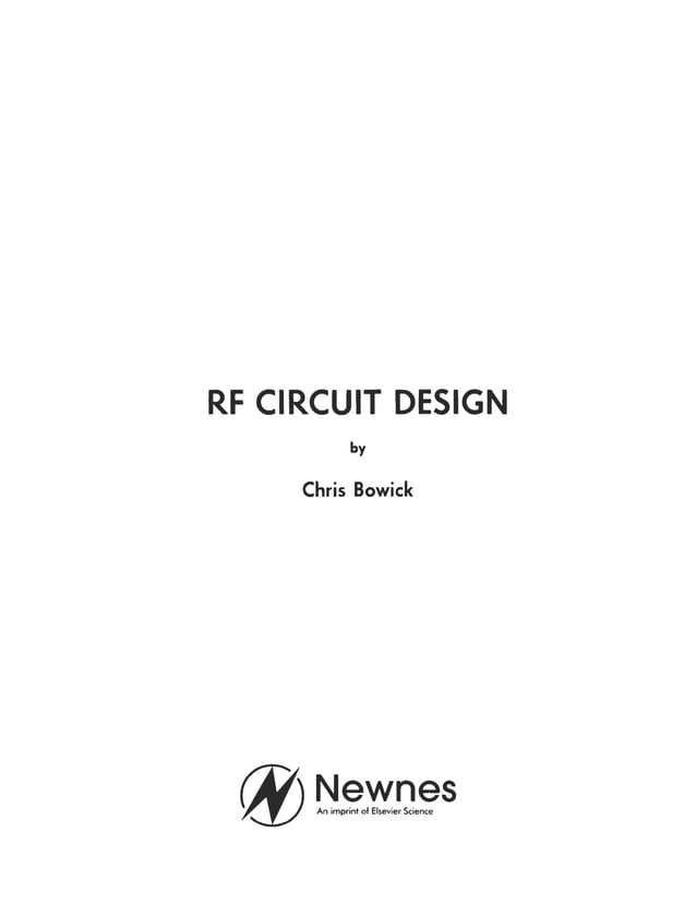 Christopher Bowick - RF Circuit Design-Newnes (1997).pdf