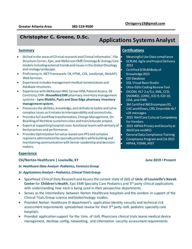 Christopher C.Greene 2020 cg | DOCX | IT and Internet Support | Internet