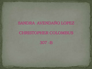 Christopher colombus | PPTX