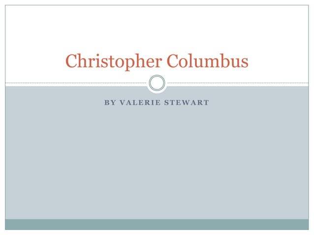 Christopher columbus | PPT