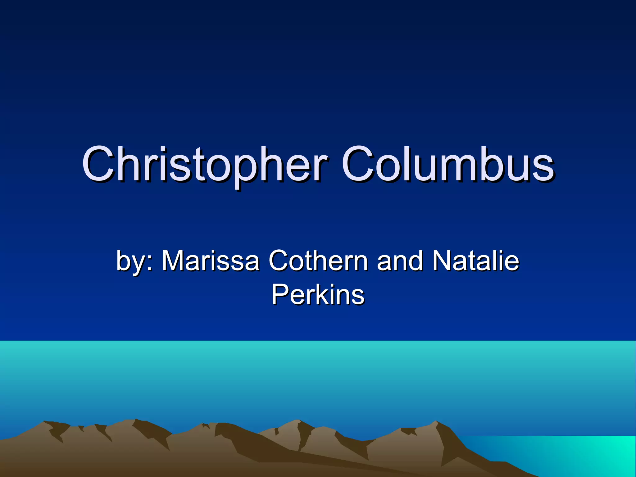 Christopher columbus | PPT