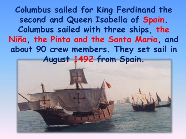 Christopher Columbus Three Ships