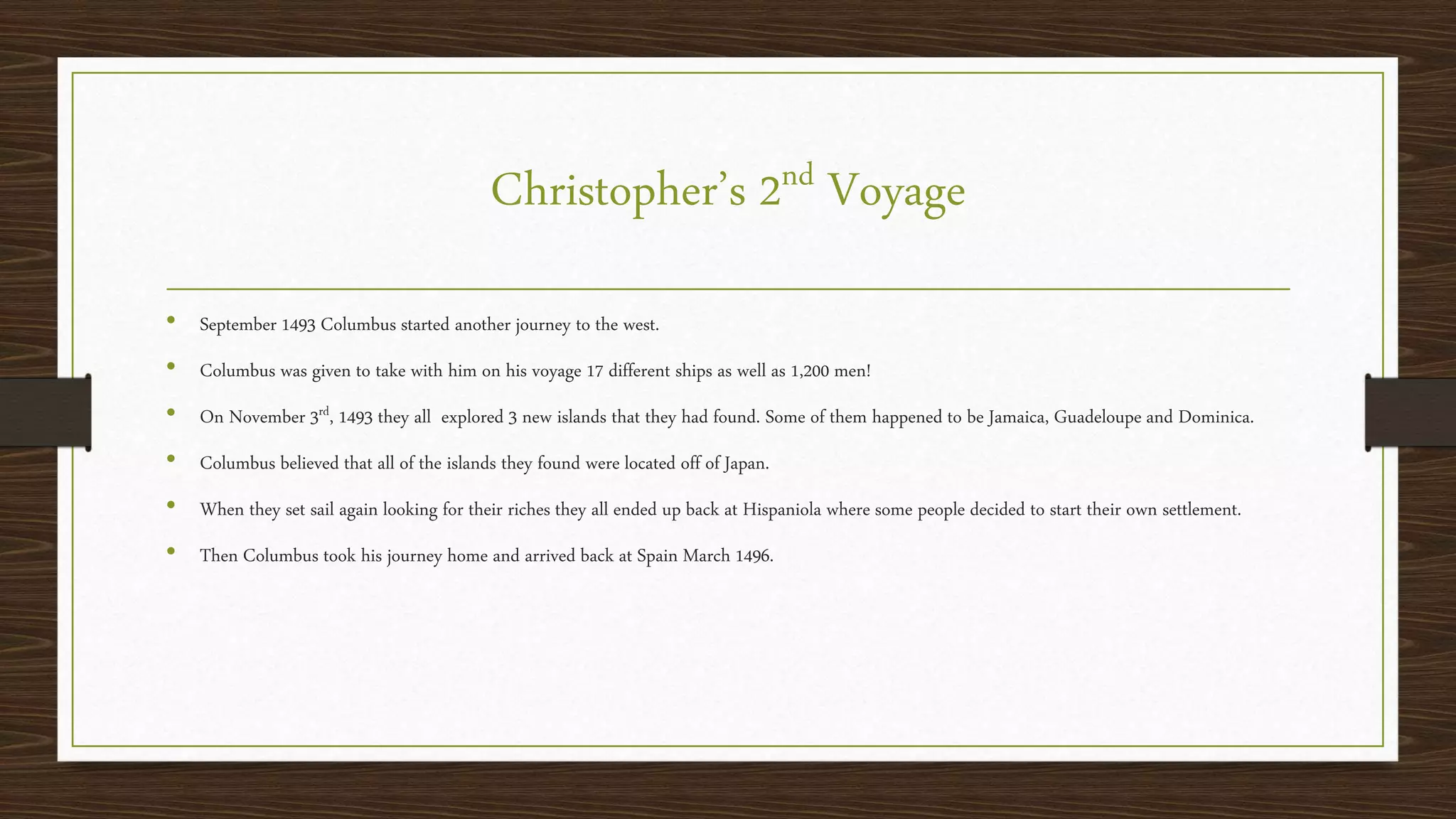 Christopher Columbus Powerpoint | PPTX