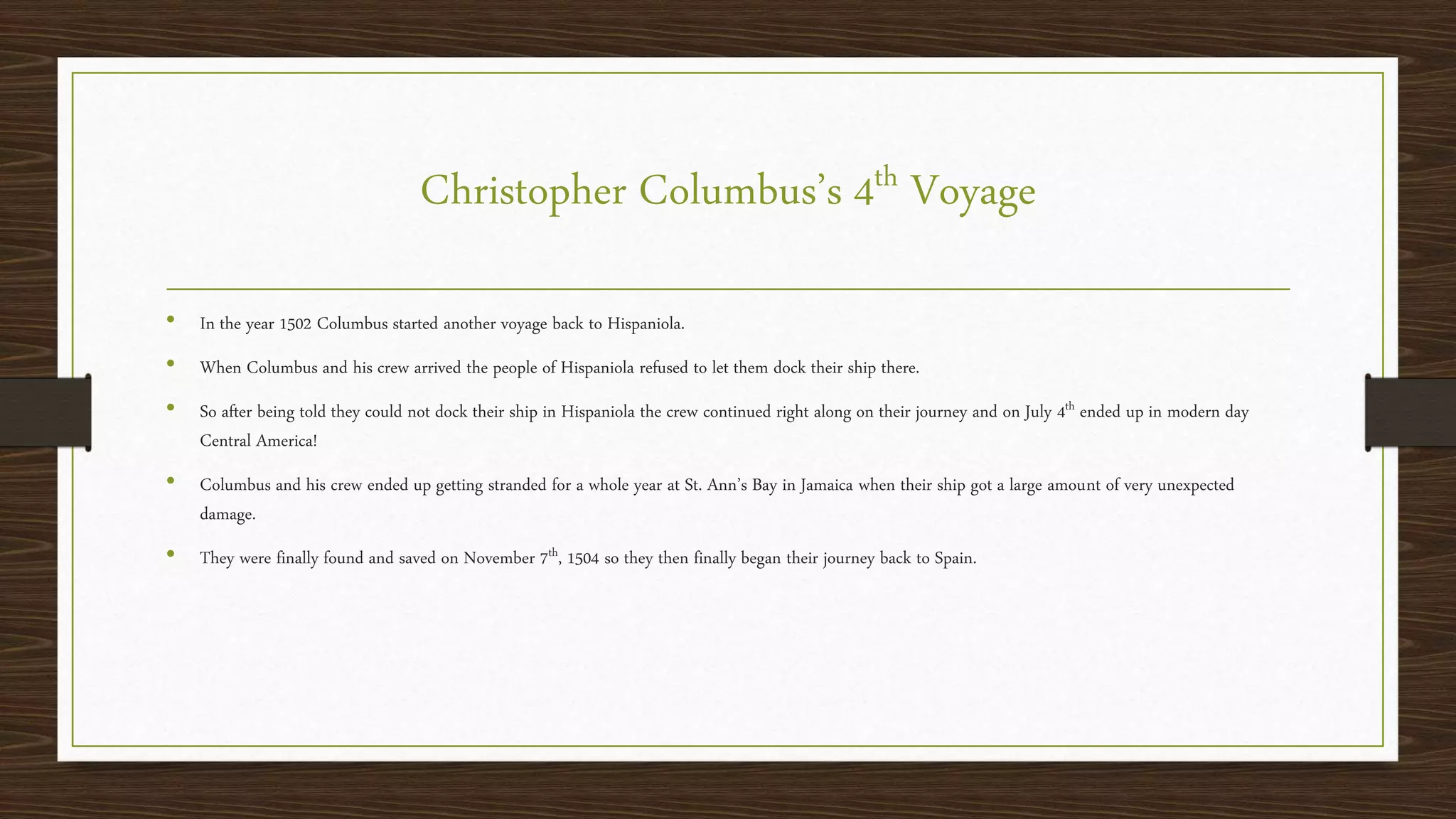 Christopher Columbus Powerpoint | PPTX