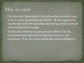 Christopher columbus power point | PPTX