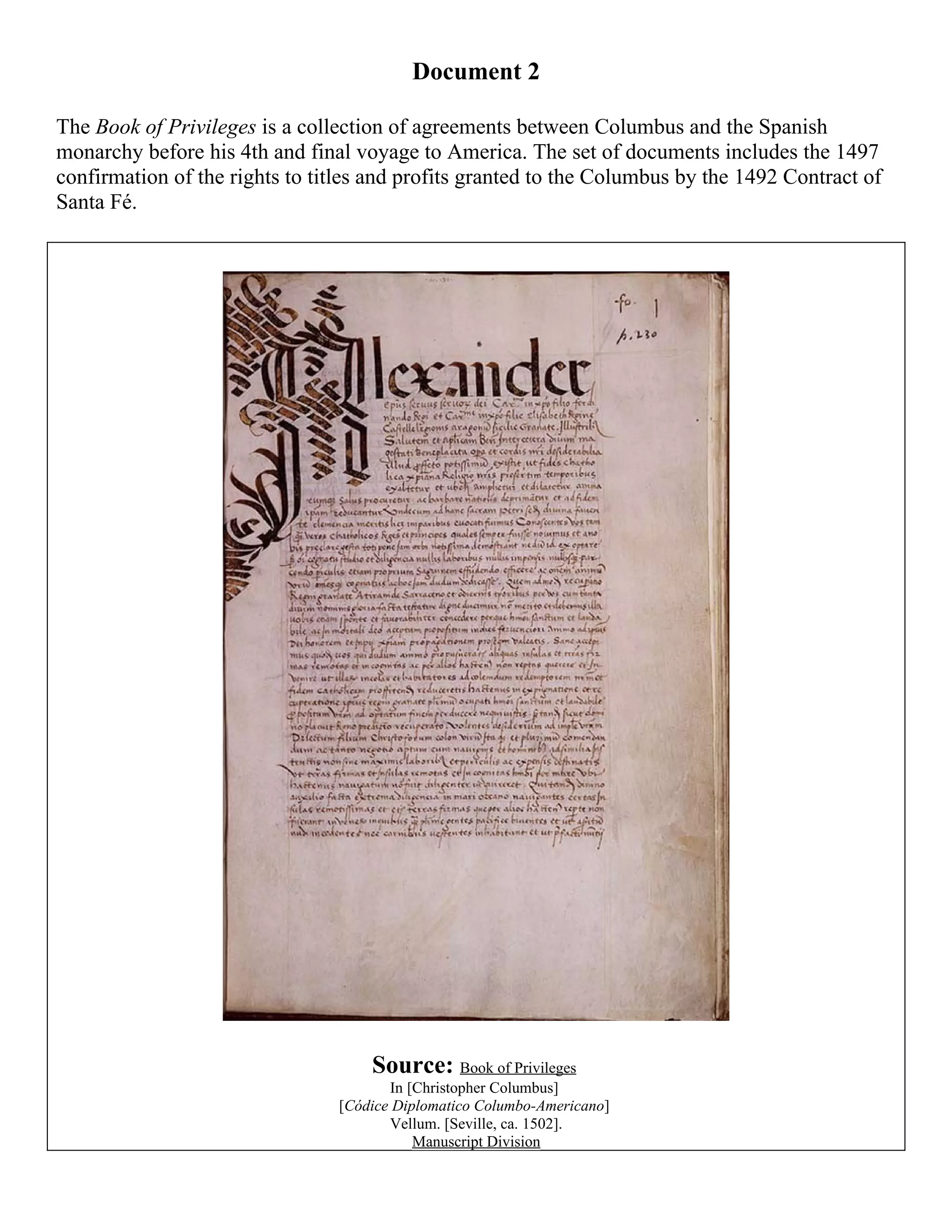 Christopher Columbus SAC by June Cavanaugh | DOC