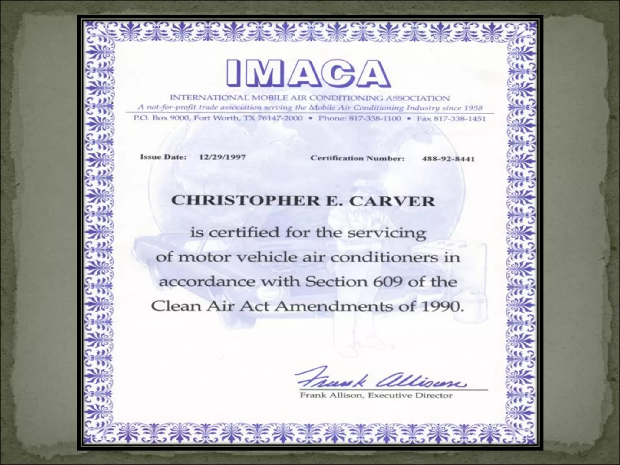 Christopher e carver_jr_certifications | PPT