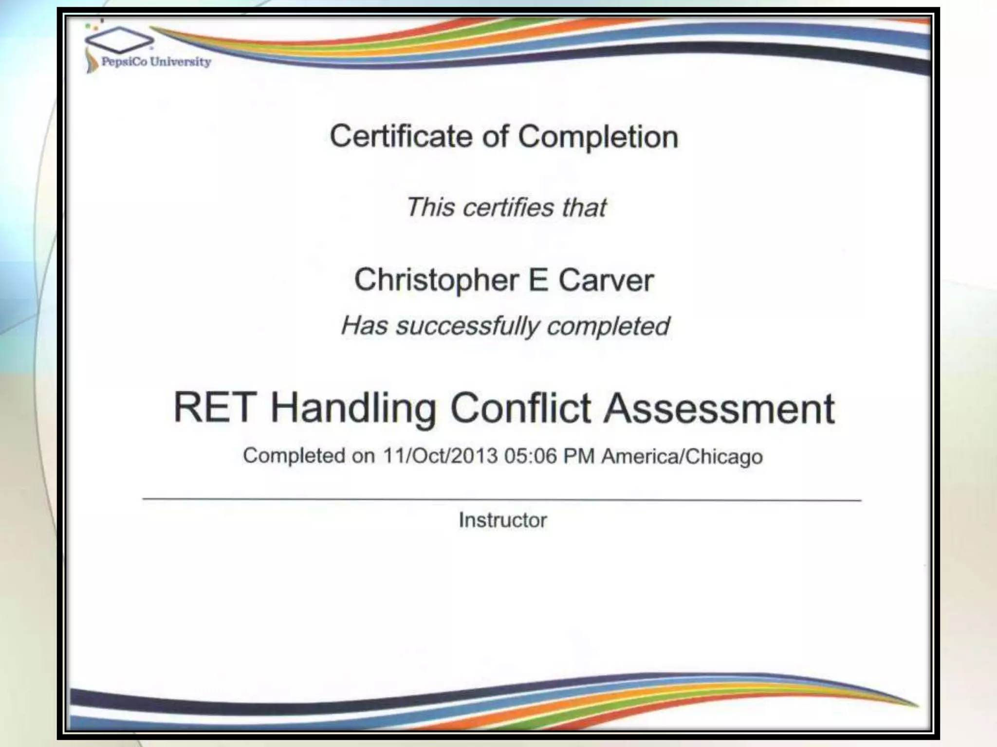 Christopher e carver_jr_training_certificates | PPTX | Vocational ...