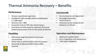 AMMONIA RECOVERY FROM WASTEWATER – TECHNOLOGY AND USES | PDF