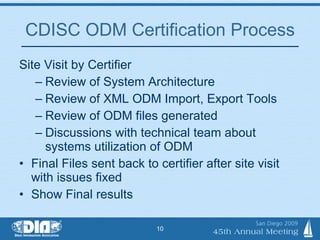 CDISC Certification V1 | PPT